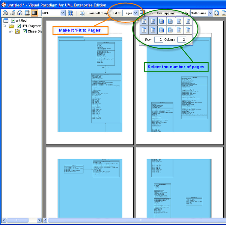 Change size of large class diagram - General Questions/Discussions ...