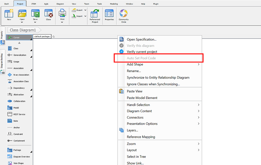 How To Hide My Custom Context Menu Dynamically Plug In And Open Api Discuss The Visual Paradigm