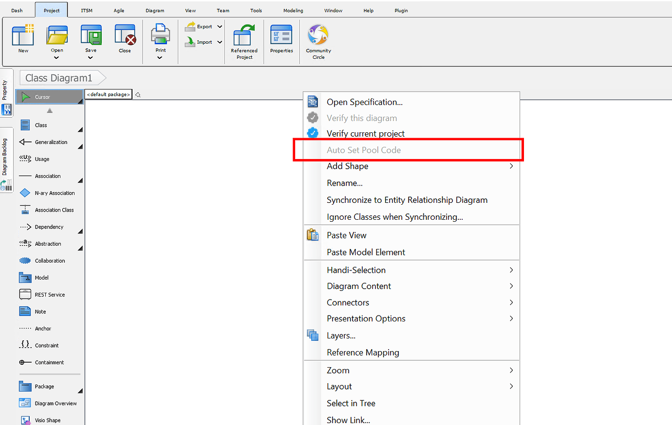 How To Hide My Custom Context Menu Dynamically Plug In And Open Api Discuss The Visual Paradigm
