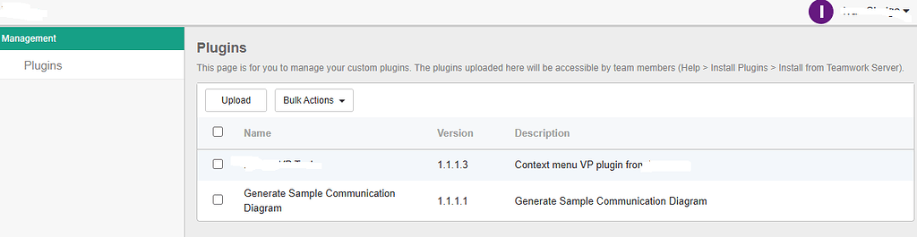 Plugin versioning (VP team server) - Plug-in & Open API - Discuss the Visual Paradigm