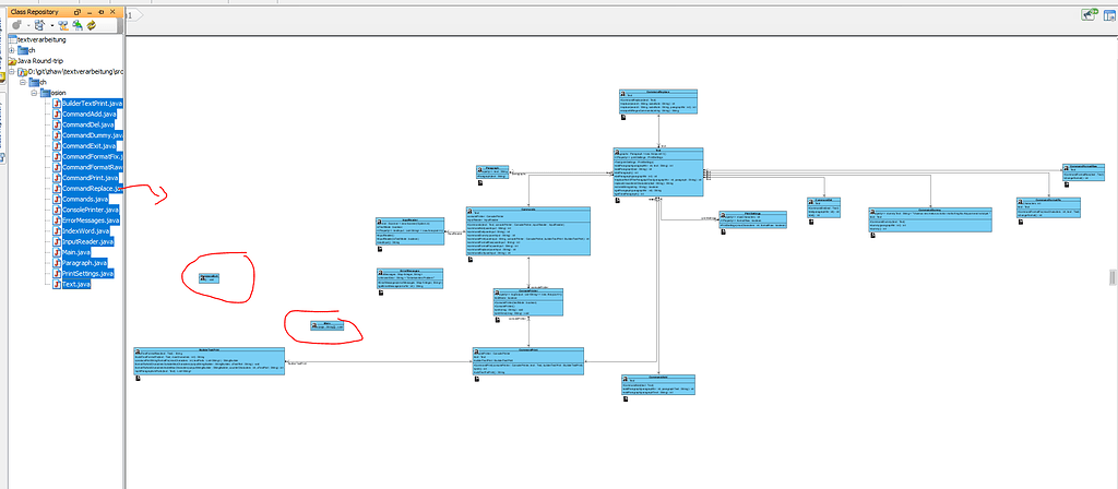 Why not all class has a connection? - UML - Discuss the Visual Paradigm
